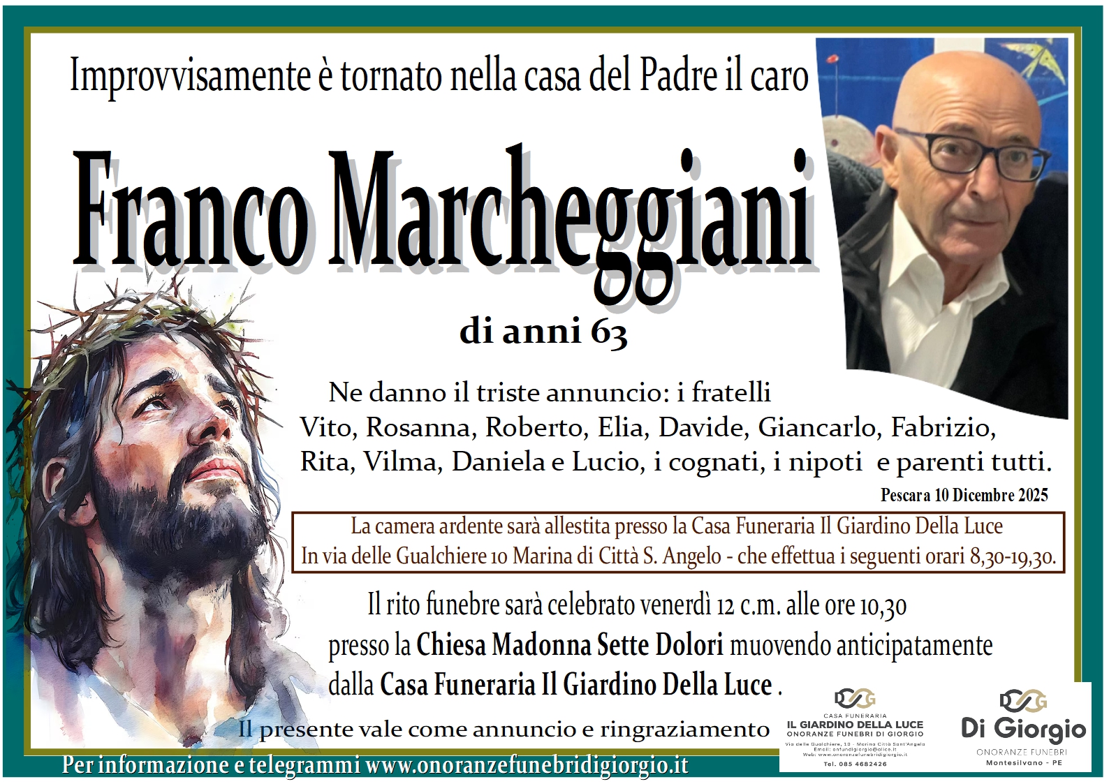 FRANCO MARCHEGGIANI - Di Giorgio